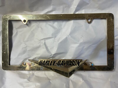 Vintage 2002 HARLEY DAVIDSON License Plate Frame | eBay