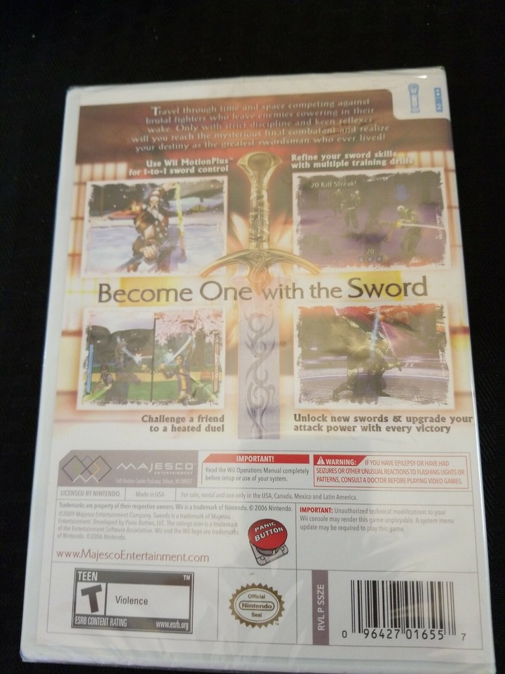 Swords (Nintendo Wii, 2010) With Manual 96427016557| eBay