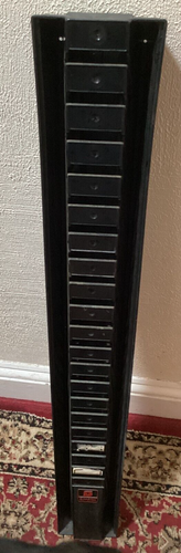VINTAGE SIMPLEX TIME CARD RACK HOLDER INDUSTRIAL BUSINESS 36" PUNCH ...