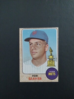 1968 Topps 45 Tom Seaver ROOKIE ALL STAR New York Mets HOF NRMT | eBay