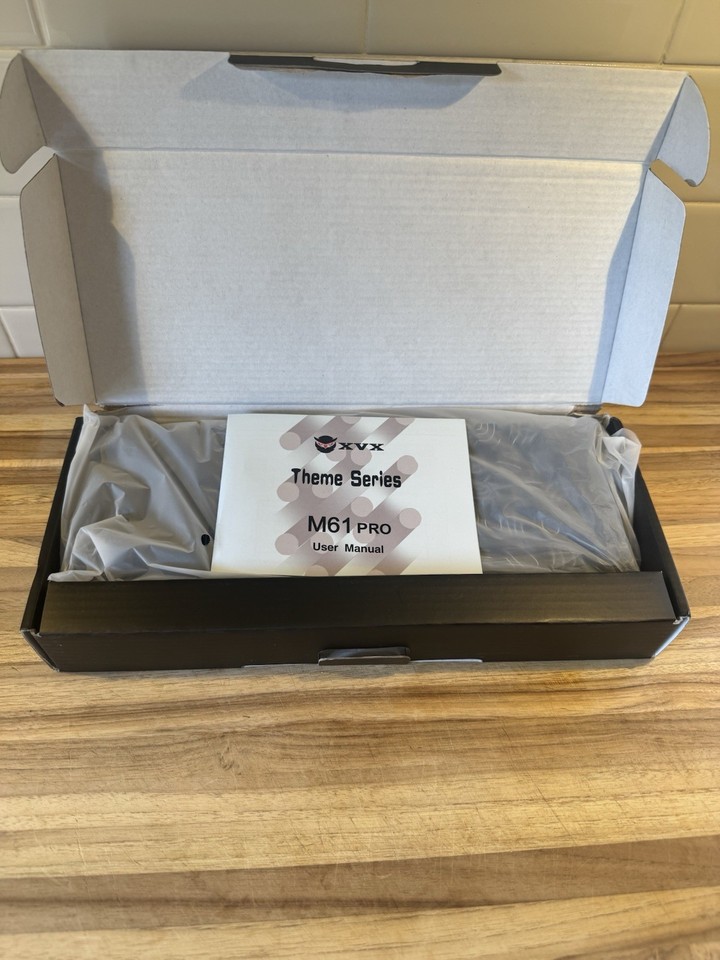 XVX M61 Pro 60% Mechanical Keyboard Wireless Open Box Black Tested And ...