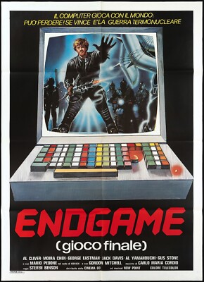 ENDGAME FINAL GAME POSTER JOE D'AMATO LAURA GEMSER 1983 MOVIE POSTER 2F ...