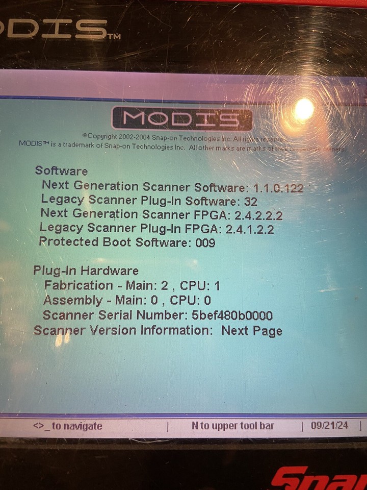 Snap On Modis Diagnostic Tool Code Reader EEMS300 With Tons Of Extras ...