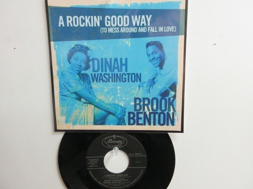 💥BROOK BENTON / DINAH. WASHINGTON HIT 45+PICTURE [A ROCKIN' GOOD WAY ...