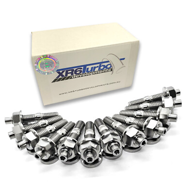 XR6 Turbo Developments Titanium Intake Stud Kit for Ford Falcon XR6 BA ...