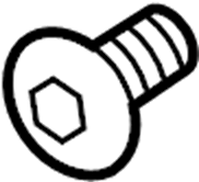 VW/Audi/Porsche WHT002109 Bolt. Door. Screw. (Front). A | eBay