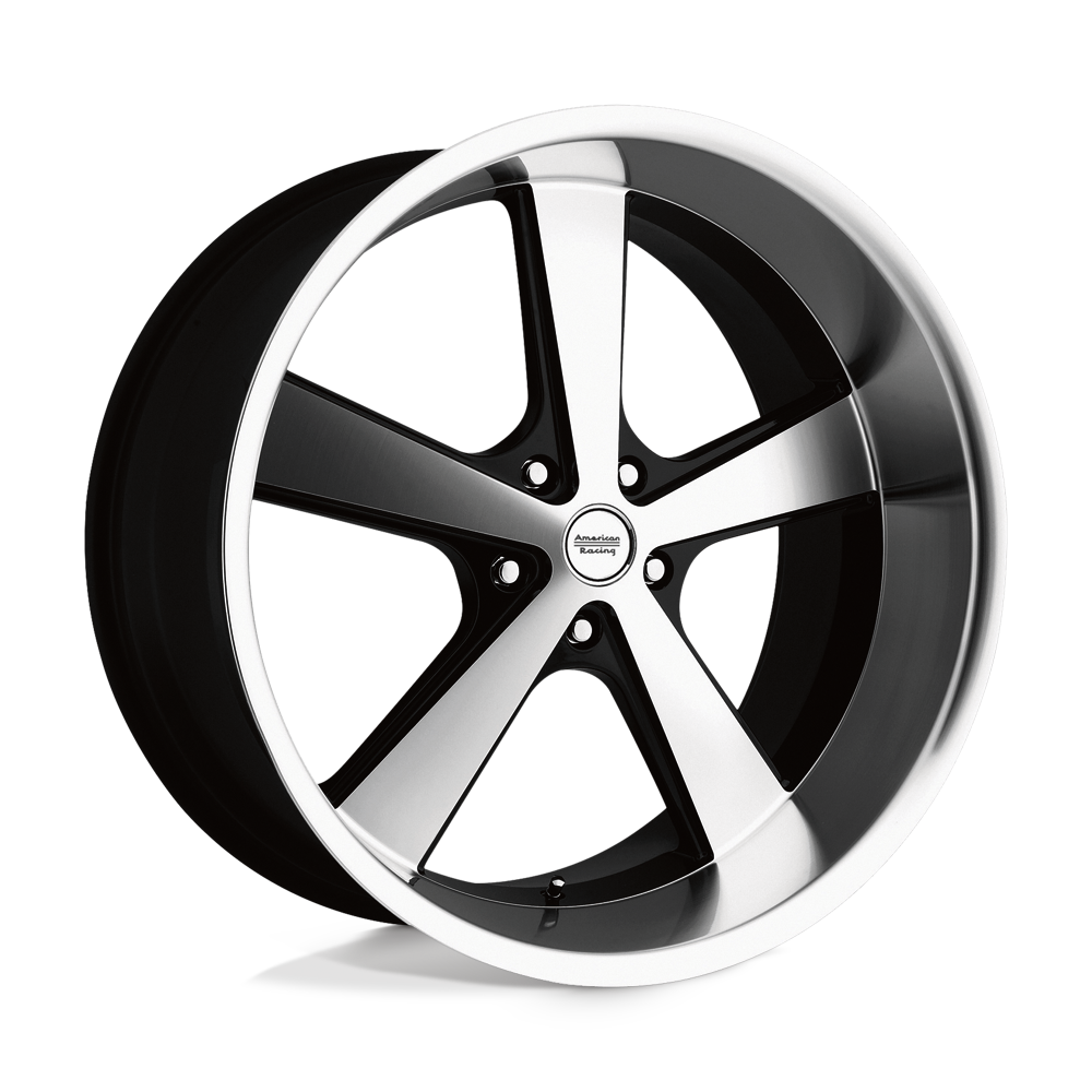 American Racing Vn701 Nova Gloss Black Machined Rims: 20x8.5, 5x127/5x5 ...