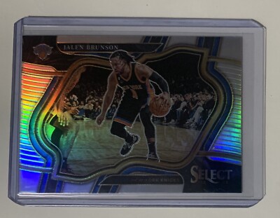 2022 Select Knicks Jalen Brunson Courtside Silver | eBay