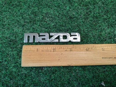 Mazda OEM Chrome Emblem Badge Logo Nameplate Name Plate ~3.75" Inches ...