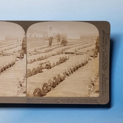 Military Russia Japan War Stereoview C1905 Real Photo Port Arthur ...