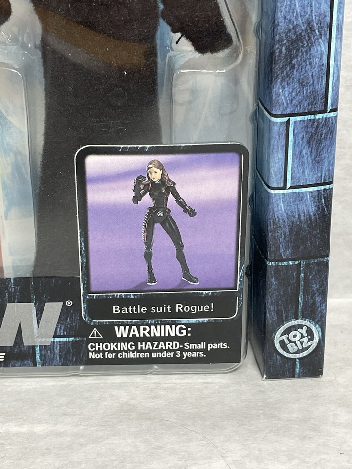 X-Men Marvel Silver Rogue Anna Paquin Collectible Action Figure ToyBiz ...
