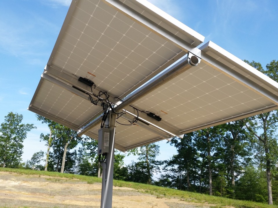 Solar panel aluminum pole mount 4 arm kit fit 2" sch40 pipe, for 2 ...