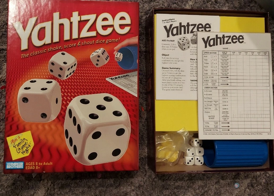 Family Game Night Yahtzee