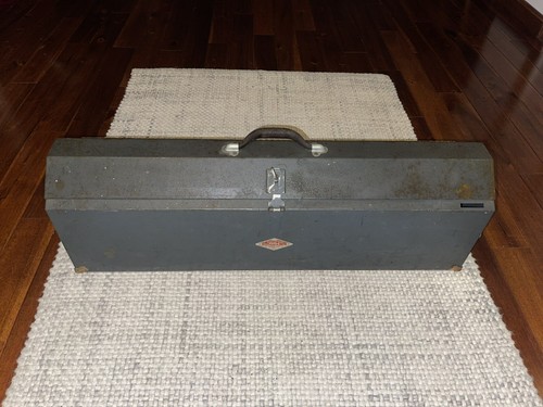 Vintage SHERMAN KLOVE, S-K TOOLS, Plumbers, Coffin Metal Tool Box 32 ...