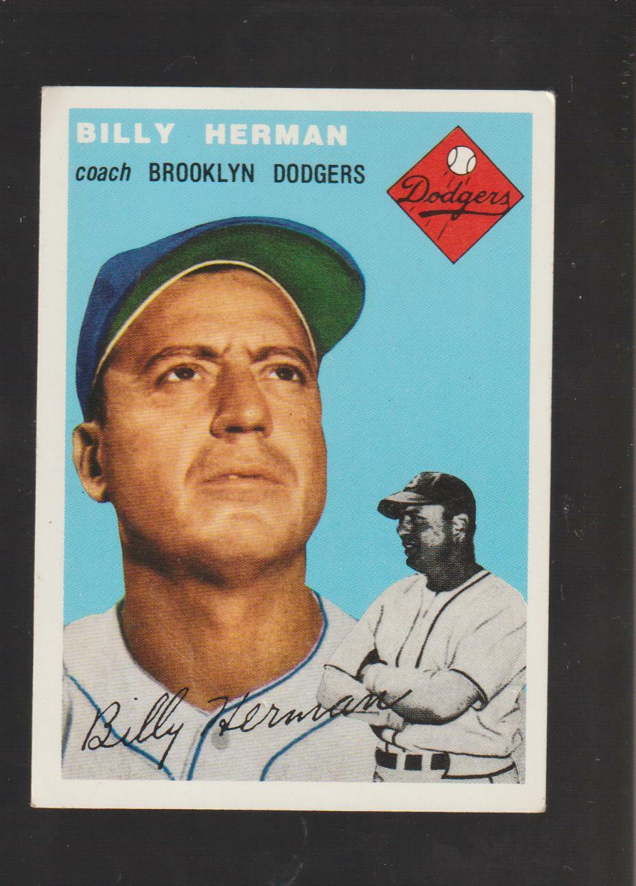 1994 Topps Archives #86 1954 Billy Herman card, Chicago Cubs HOF | eBay