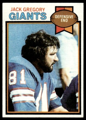 1979 Topps Jack Gregory New York Giants #291 | eBay