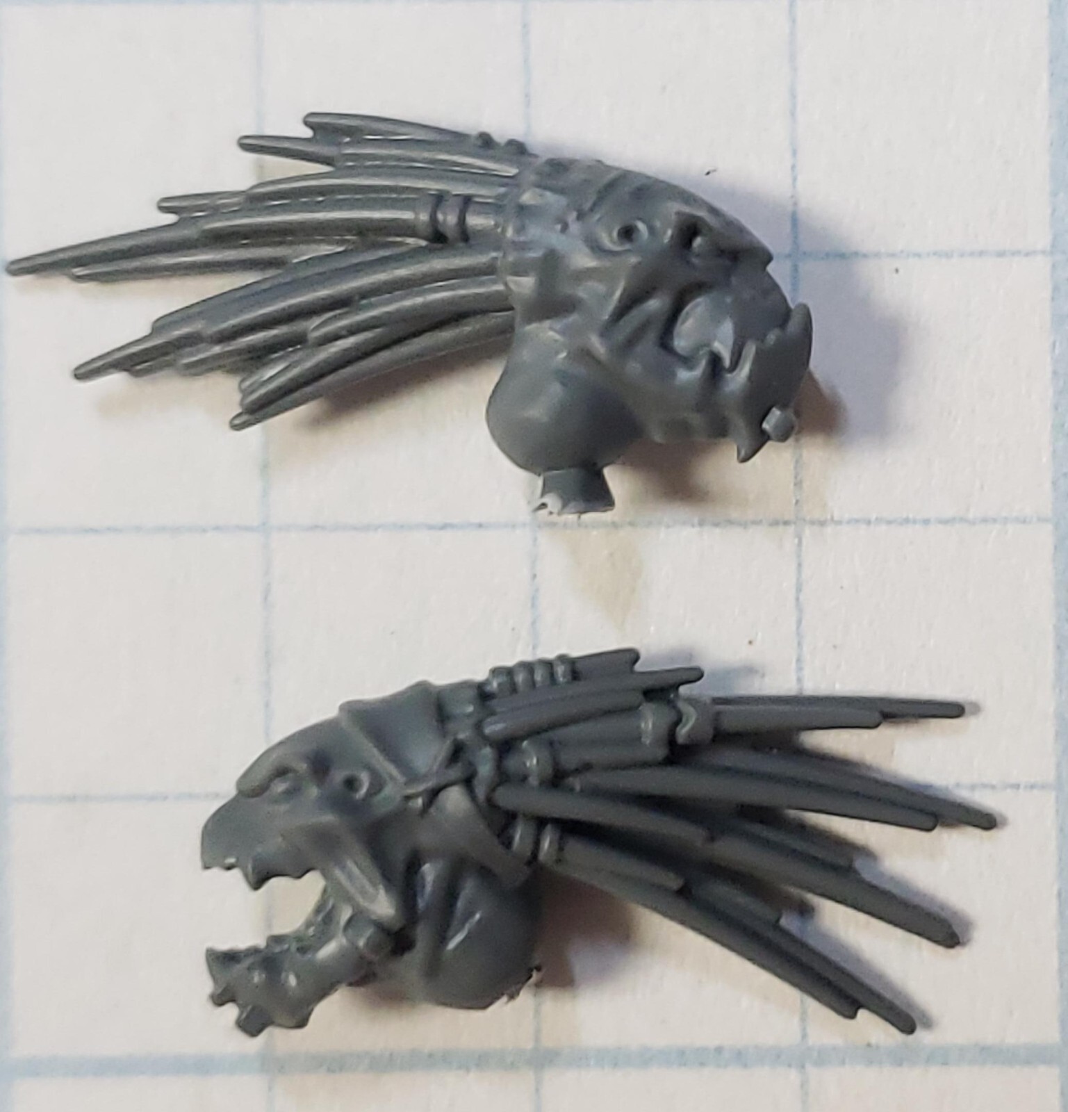 Warhammer 40k Tau Empire Bits Kroot Krootox Rampagers Long quill Heads ...