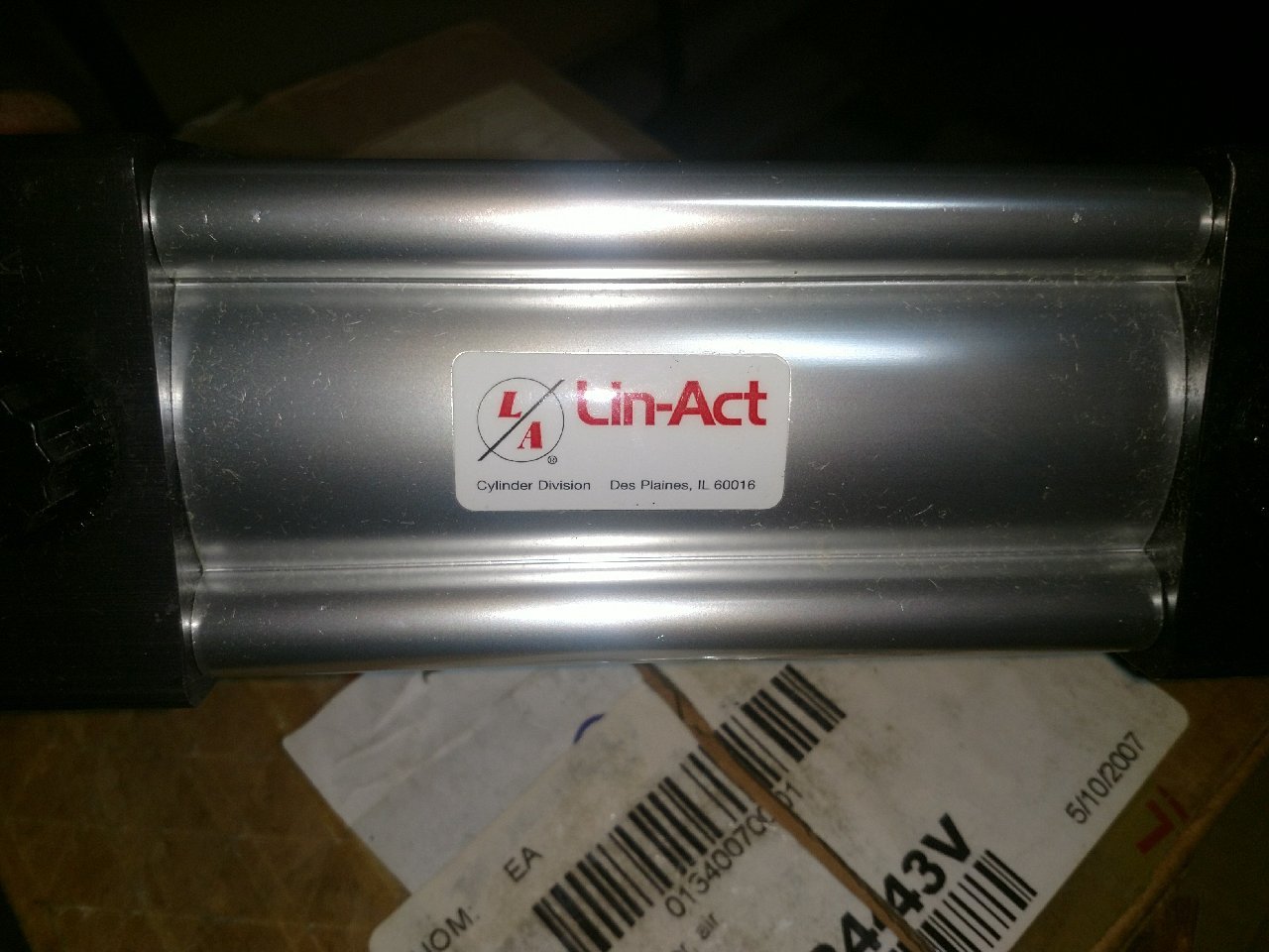 Lin-Act Series A4 Model LS-A4F-2.00X3.250-2-U-C-S Cylinder, Air (UIC ...