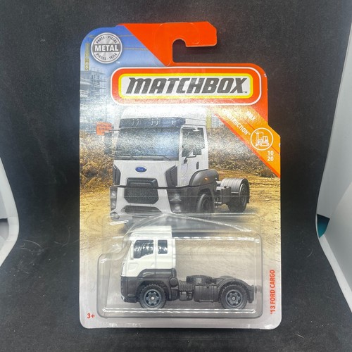 Matchbox '13 Ford Cargo #028 MBX Construction 10/20 White (crushed ...