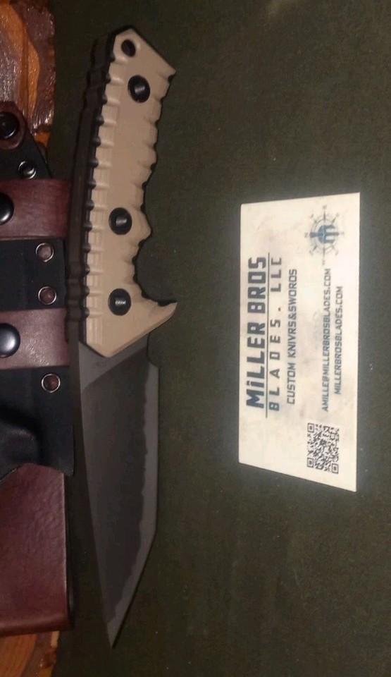 Miller Bros Blades Fixed Blade W/ Sheath ZWear High Quality ...