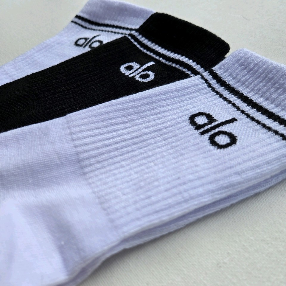 3 Pairs Alo Yoga Socks Unisex One Size | eBay