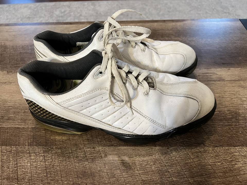 FootJoy FJ Sport Leather Golf Shoes Flex Zone Men's Size 11 XW White ...