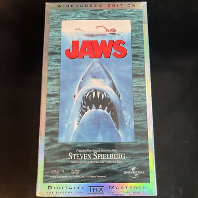 Jaws Vhs Sealed Universal Watermark Widescreen Edition | eBay