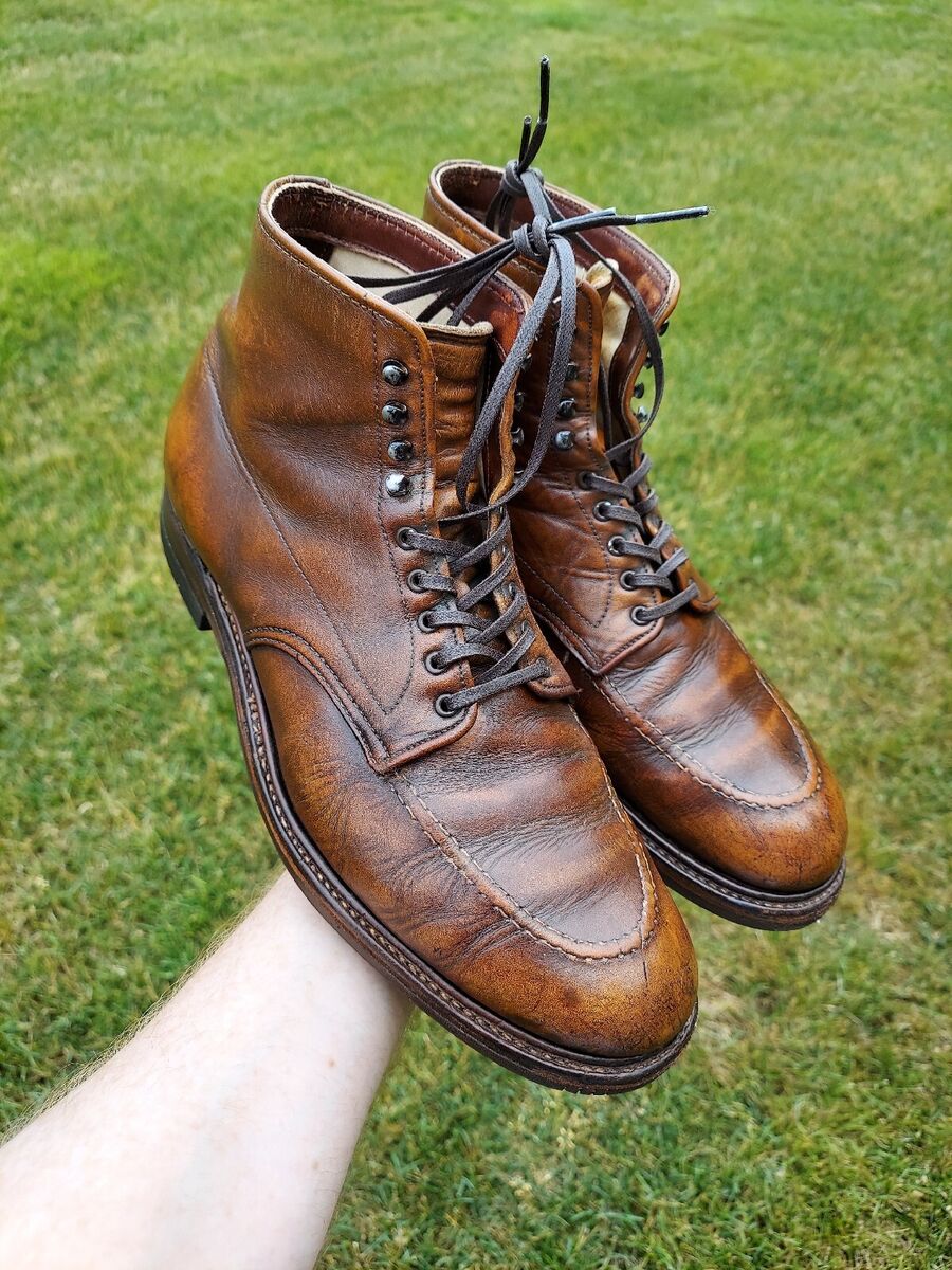 READ) GRAIL Vintage Alden Indy 405 Moc Toe Work Boots READ) GRAIL Vintage Alden Indy 405 Moc Toe Work Boots