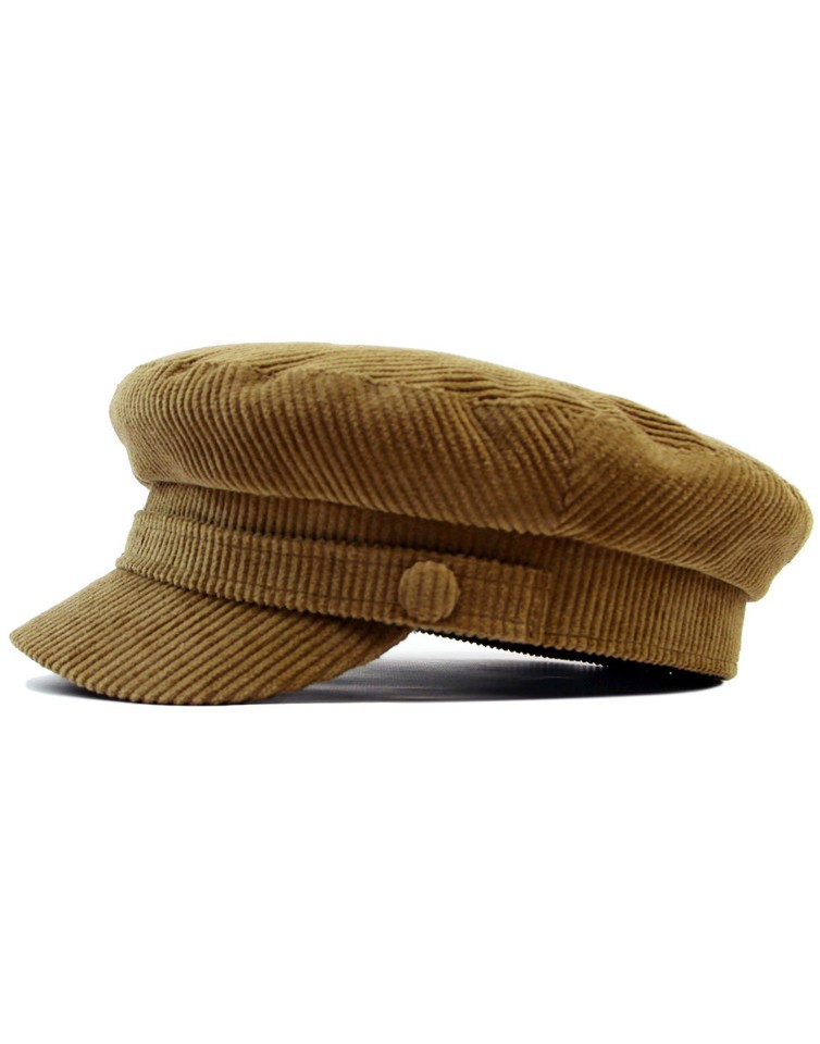 NEW RETRO MOD 60s 90s CORD Corduroy BEATLE HAT / CAP John Lennon ...