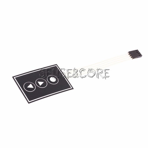 1x3 Matrix Array 3Key 1*3 Keys Membrane Switch Keypad Keyboard 36*55mm ...