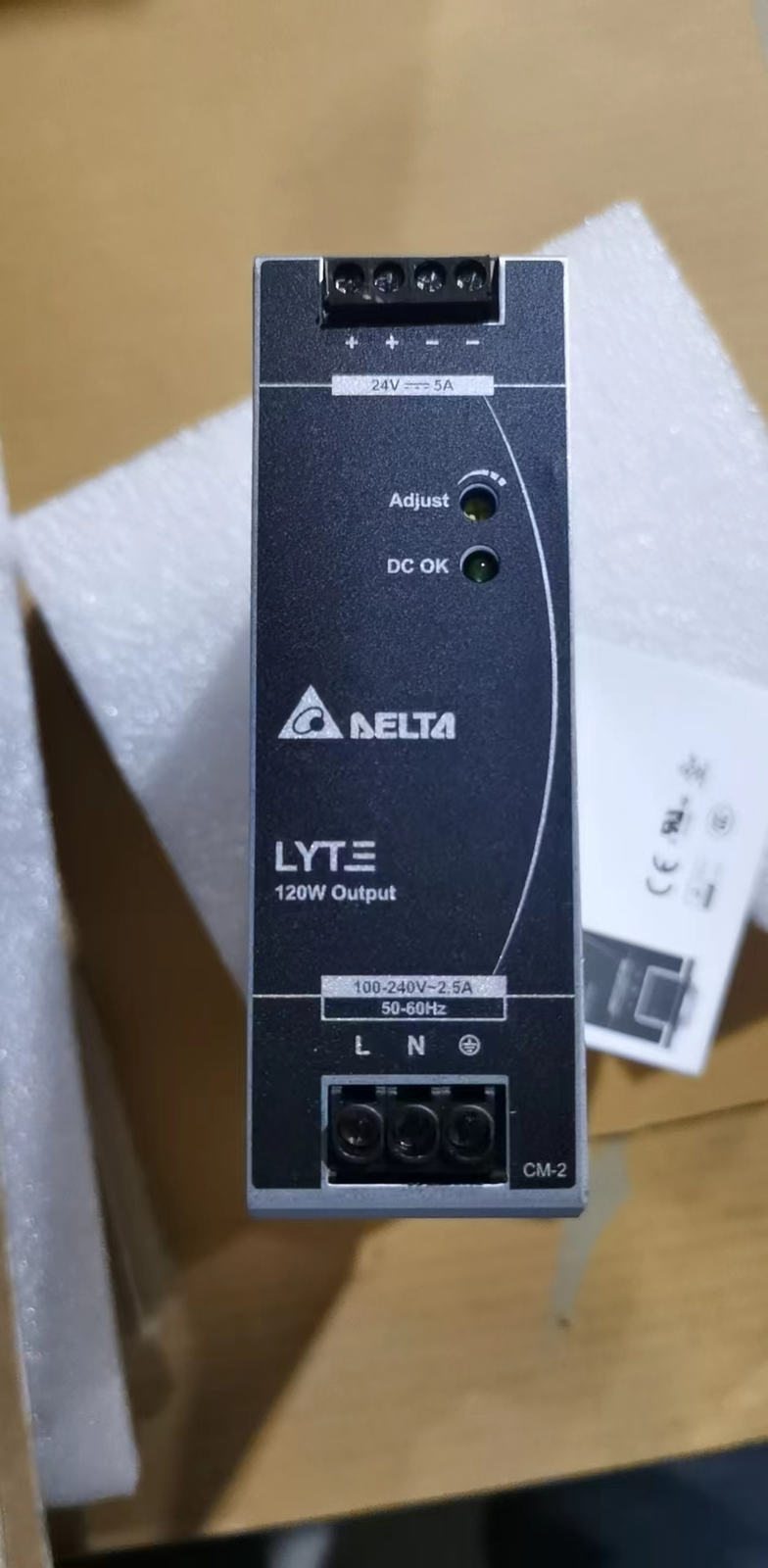 1pcs Delta DRL-24V120W1AA switching power supply DC24V 5A 120W rail ...