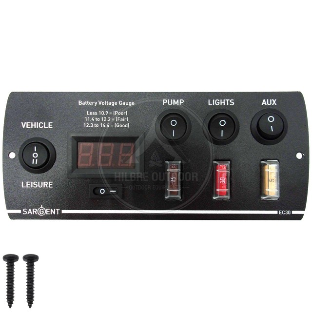 SARGENT EC30 12V Digital Control Panel for Campervan & Caravan online ...