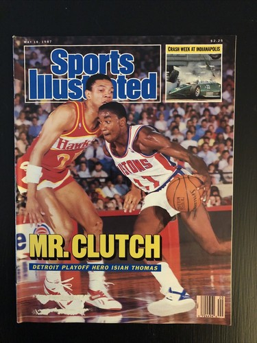 Isiah Thomas - Detroit Pistons HOF, Early Sports Illustrated Magazine 5 ...