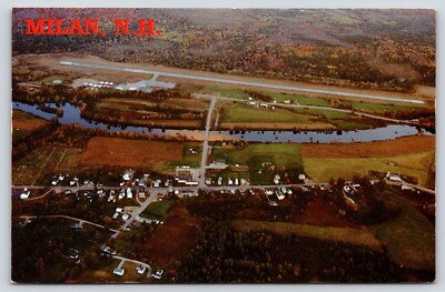 Vintage Postcard Aerial View Milan New Hampshire | eBay
