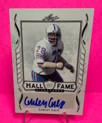 2021 Leaf Hall Of Fame Signatures Curley Culp #HDF-CCI MINT Football ...