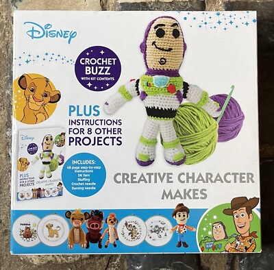 Disney Crochet Buzz Lightyear Creative Character yarn Kit Toy Story | eBay