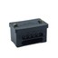 100A Double Pole Connector Block 2 x 5 Way Electric Service Black ...