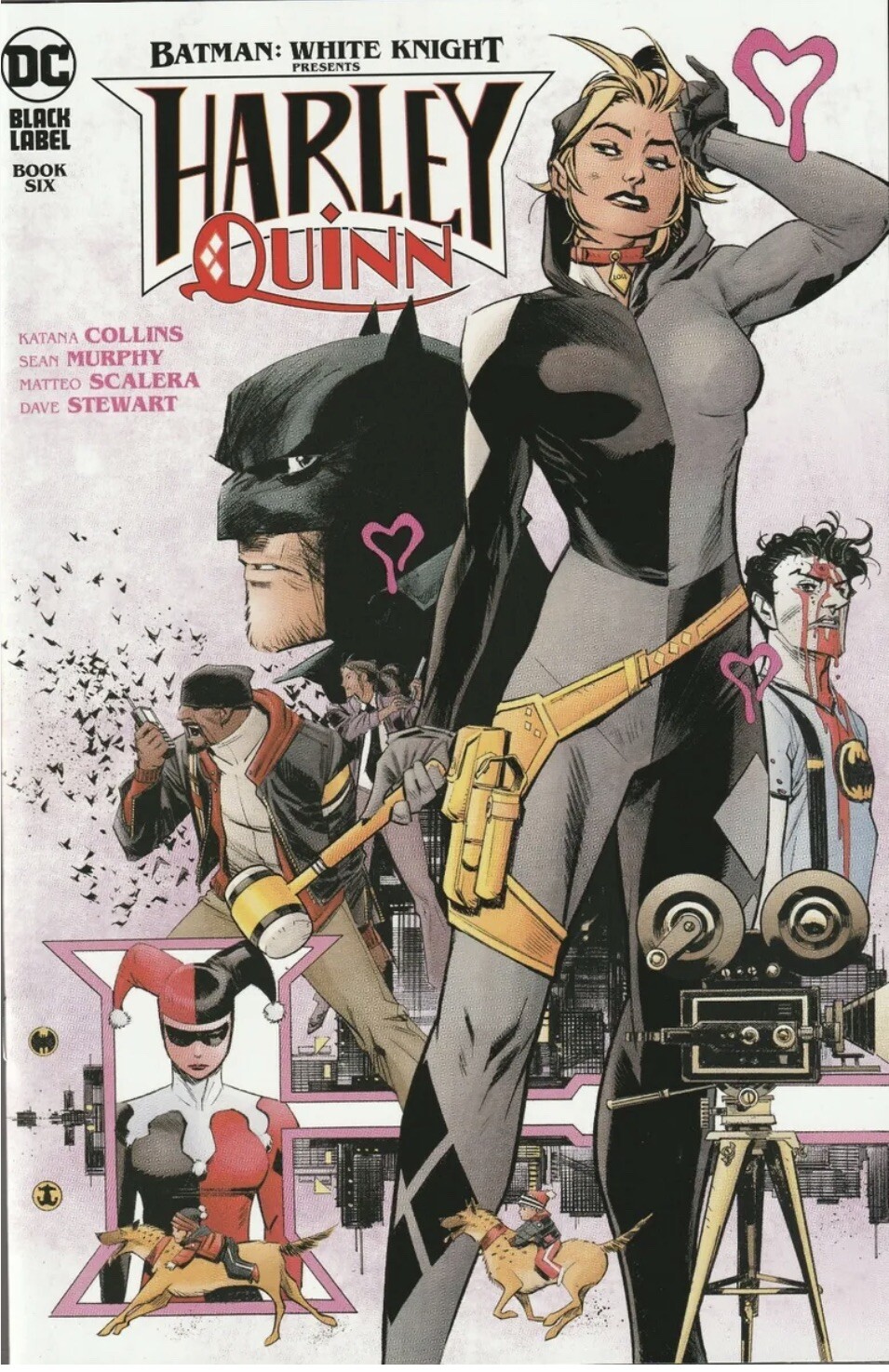 Batman White Knight Harley Quinn #6 CVR A NM Debut of Harley Quinn Noir ...