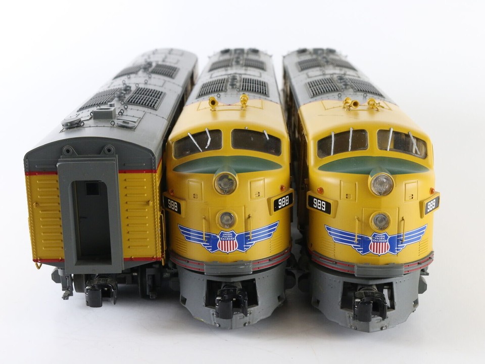 Lot Of 3 Lionel O Union Pacific 988 988b 989 E7 Diesel Locomotives 6 ...
