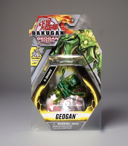 NEW Bakugan Geogan Rising SWARMER Pop-Open Figure and Trading Cards ...