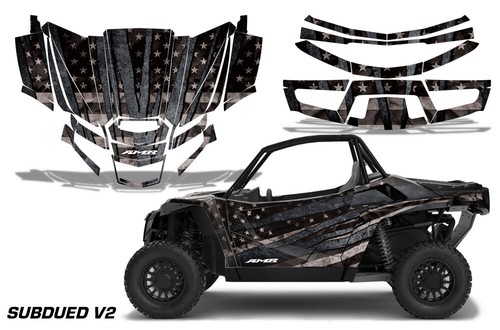 UTV Graphics Kit Decal Sticker For Textron Wildcat XX 2018 & Up Subdued ...