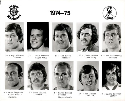 CGE8 Original Dupe Photo 1974-75 SAN DIEGO MARINERS ANDRE LACROIX RAY ...