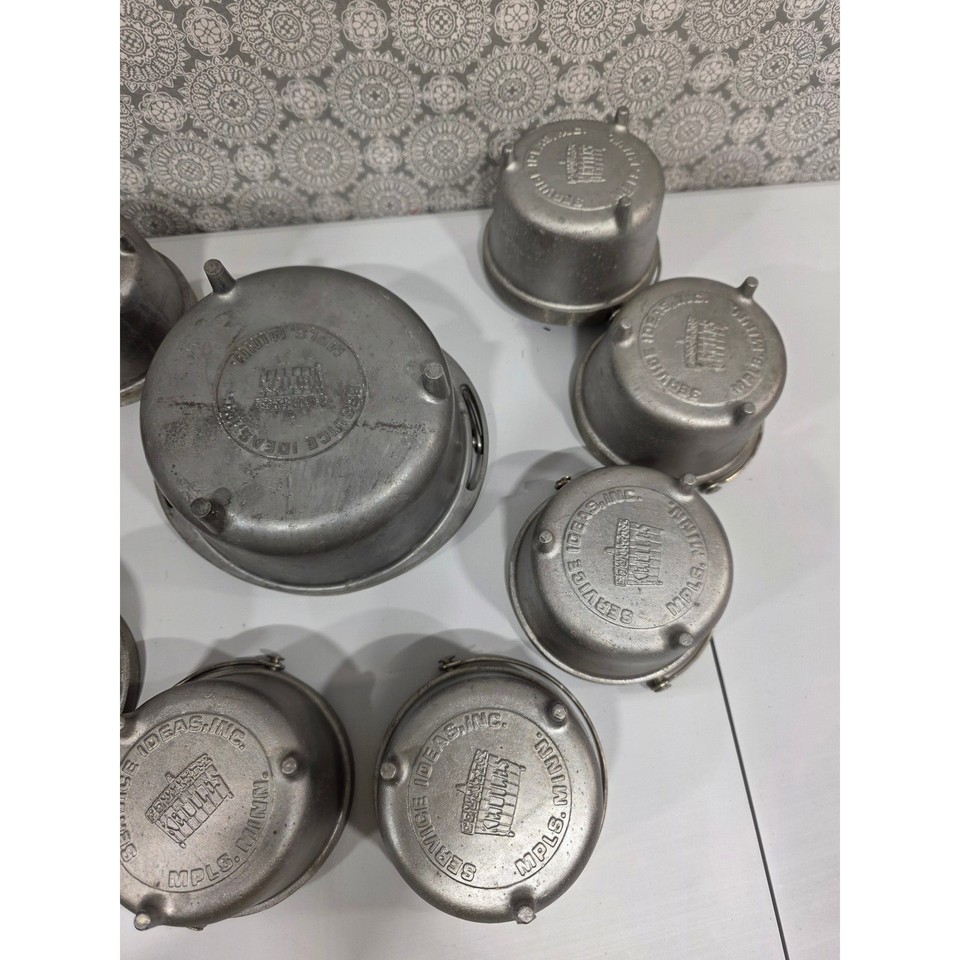 Vintage Service Ideas Country Kettle Pots Oven 8 Mini Kettles MPLS Bean ...