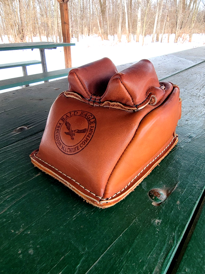 GUN REST THICK LEATHER EASILY PORTABLE BY BALD EAGLE MACHINE CO ...