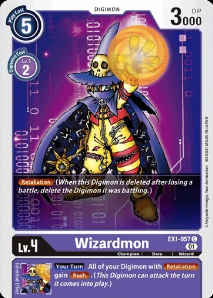 Wizardmon Card