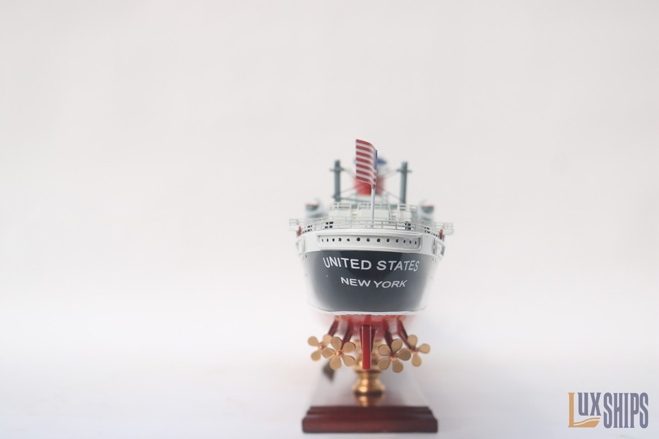 Handcrafted SS United States Ship Model 91cm – Nautical Collectible ...