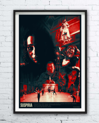 SUSPIRIA - Dario Argento - polish poster print Jessica Harper horror ...