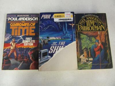 Lot of (3) POUL ANDERSON Science Fiction Books TIME PATROL SERIES NEAR ...