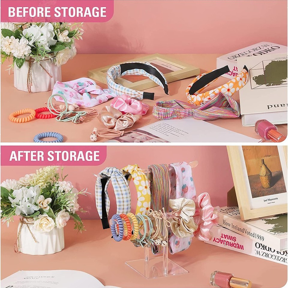 Organizer Headband Holder Jewelry Organizer Storage Rack 2/3 Tier ...