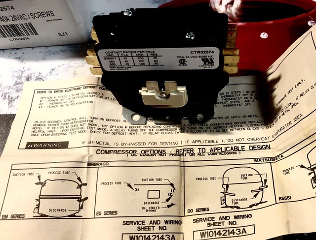 Service First CTR02574 Contactor 1 Pole 40a 24 VAC for sale online | eBay